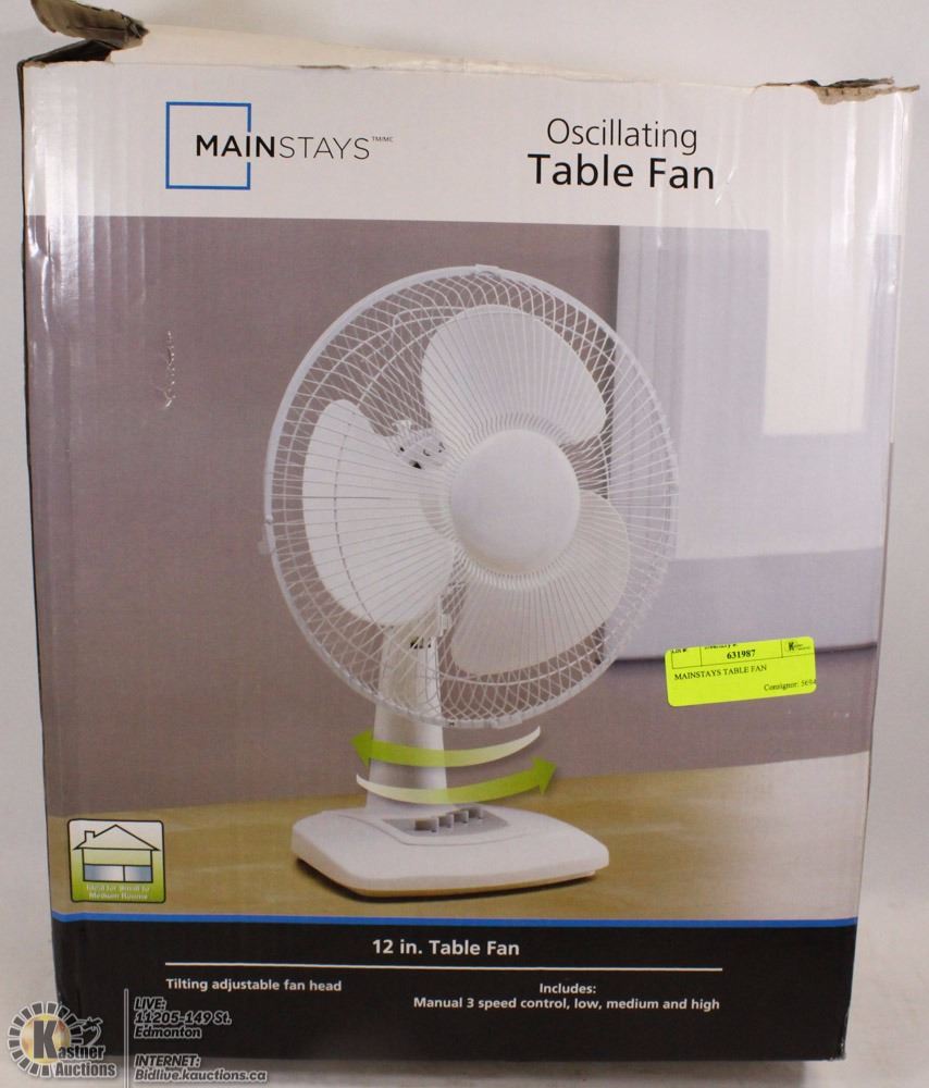 MAINSTAYS TABLE FAN MAINSTAYS TABLE FAN