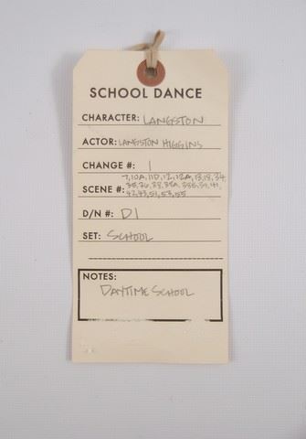 School Dance Langston (Langston Higgins) Movie Costumes