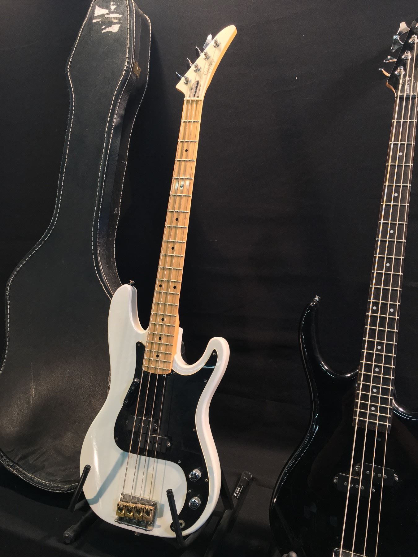 2 Guitars Epiphone Embassy Special Iv Bass Guitar And Epiphone By Gibson P Bass Style Bass