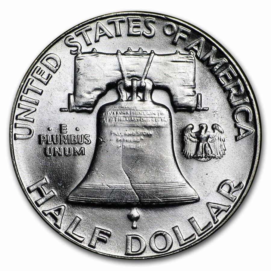 1960 Franklin Half Dollar Silver Coin 1960-franklin-half-dollar-silver-coin