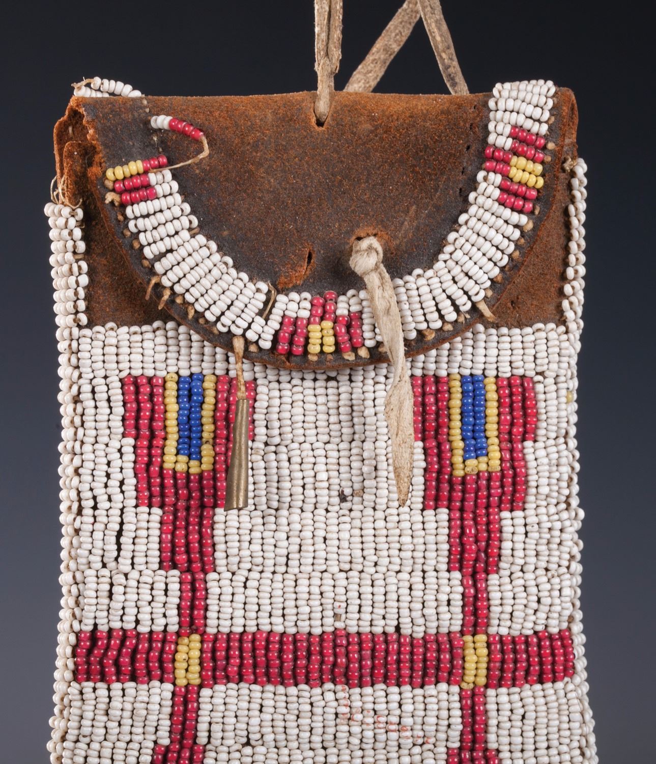 Sioux Beaded Strike-A-Light Bag