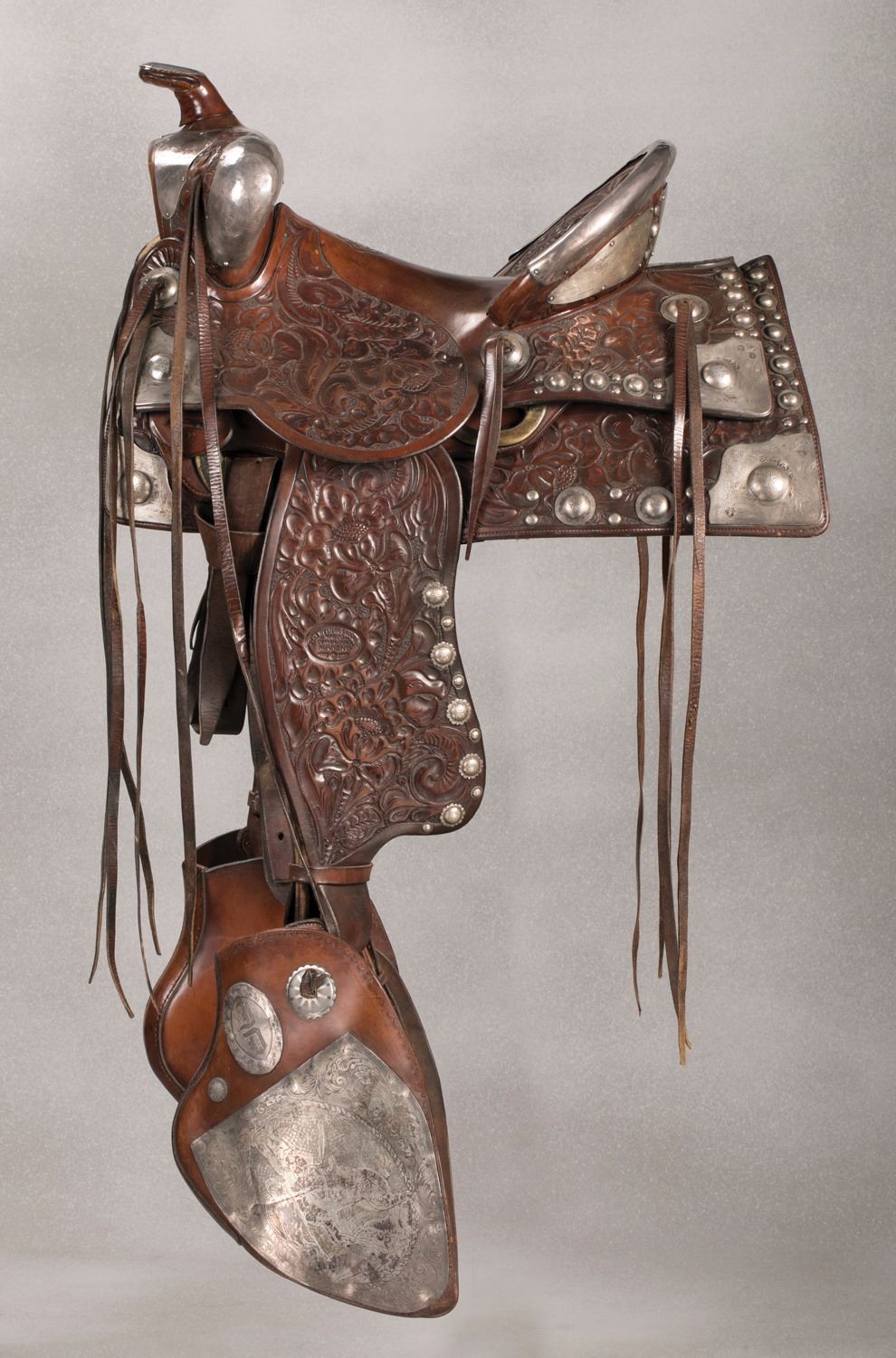 Denver, Colorado Marked Silver Mounted Show Saddle
