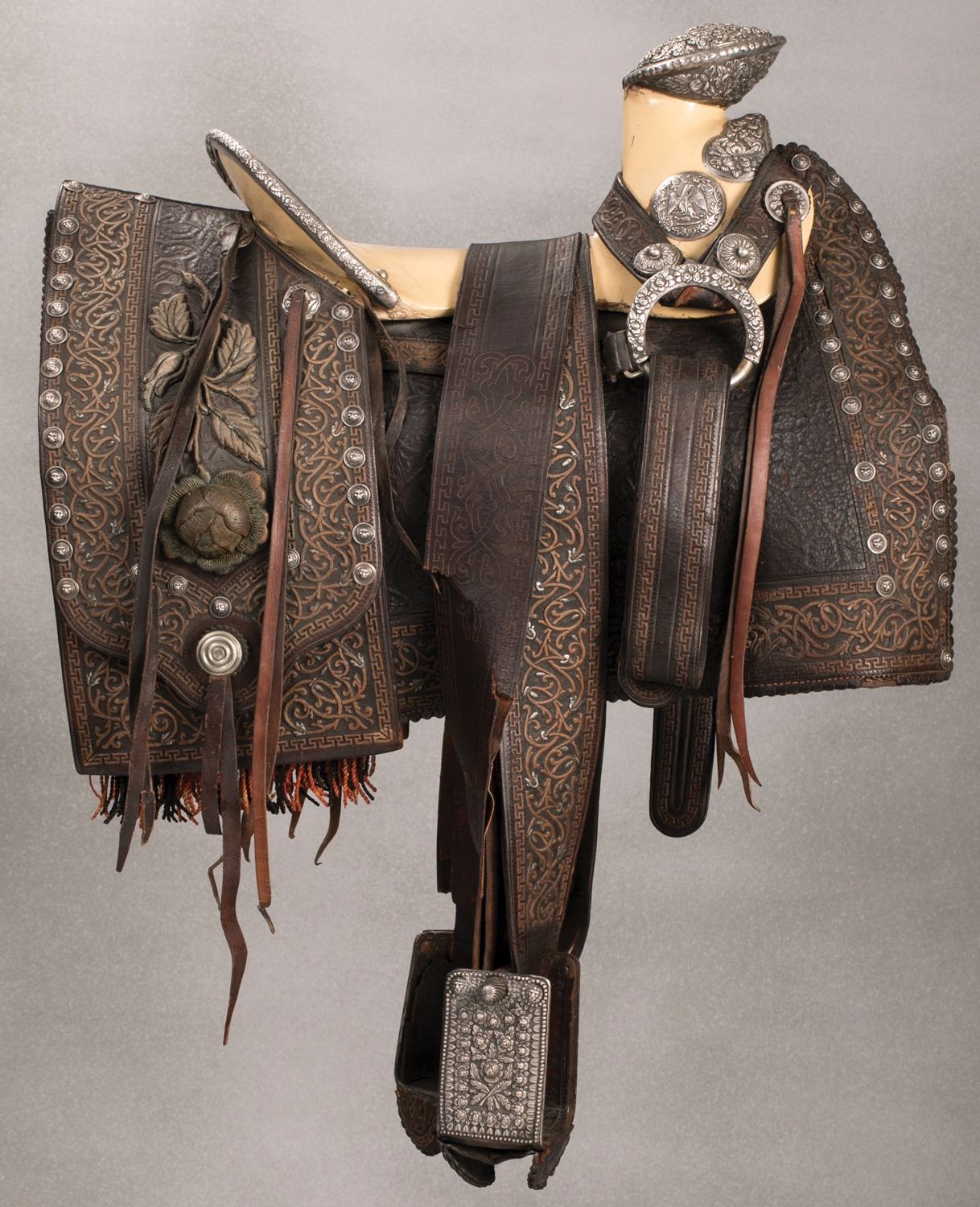 Ornate Early 1900s Mexican Saddle