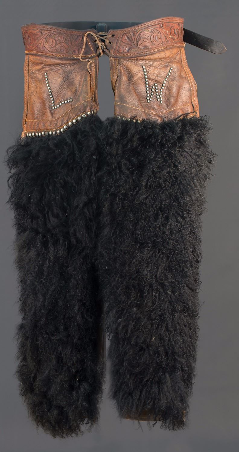 Hamley Black Angora Woolie Chaps