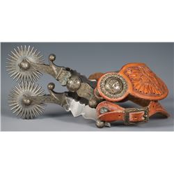 Impressive Tom Qualey (1904-1977) Grangeville, Idaho Spurs