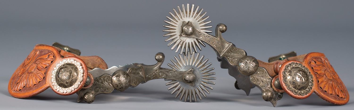 Impressive Tom Qualey (1904-1977) Grangeville, Idaho Spurs