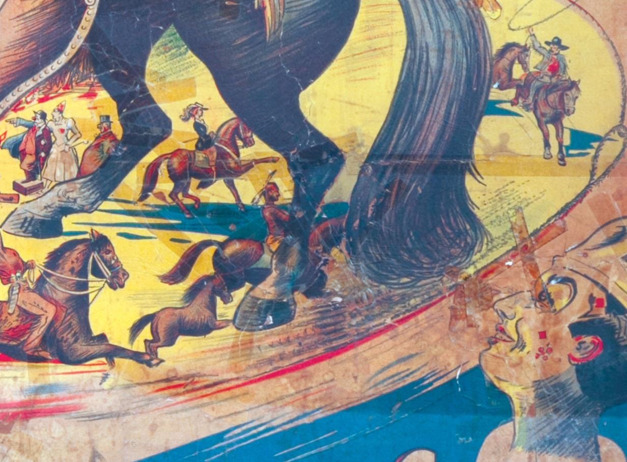 Bullen's Circus Poster "Presenting Buffalo Bill"