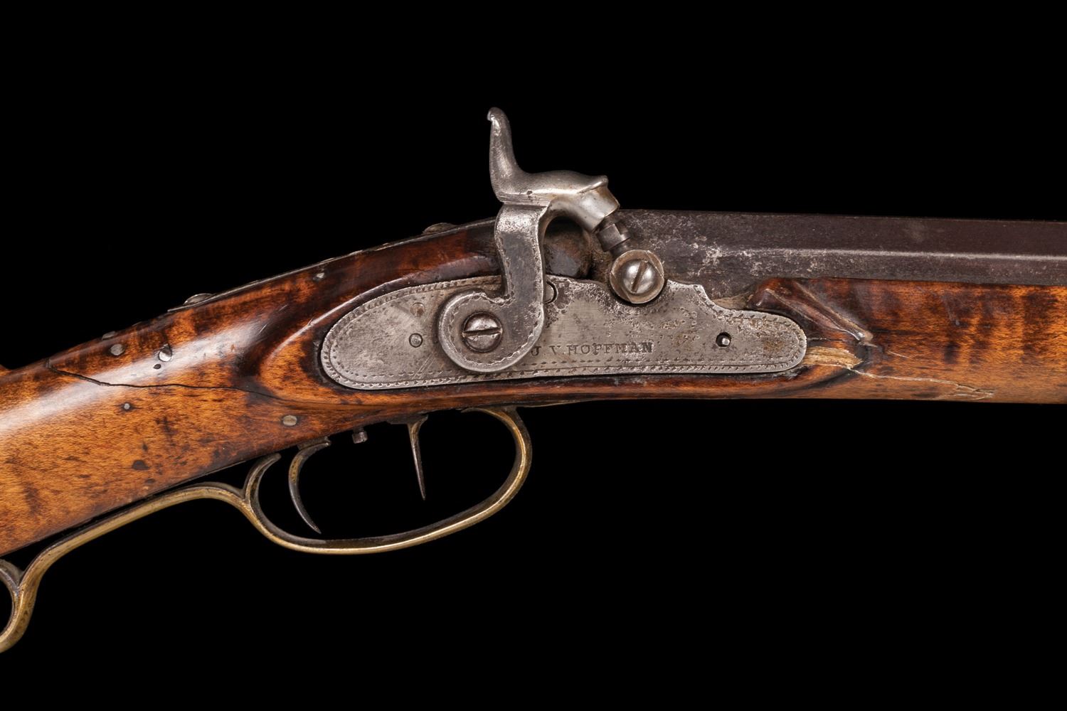 J.V. Hoffman Full Stock Plains Rifle
