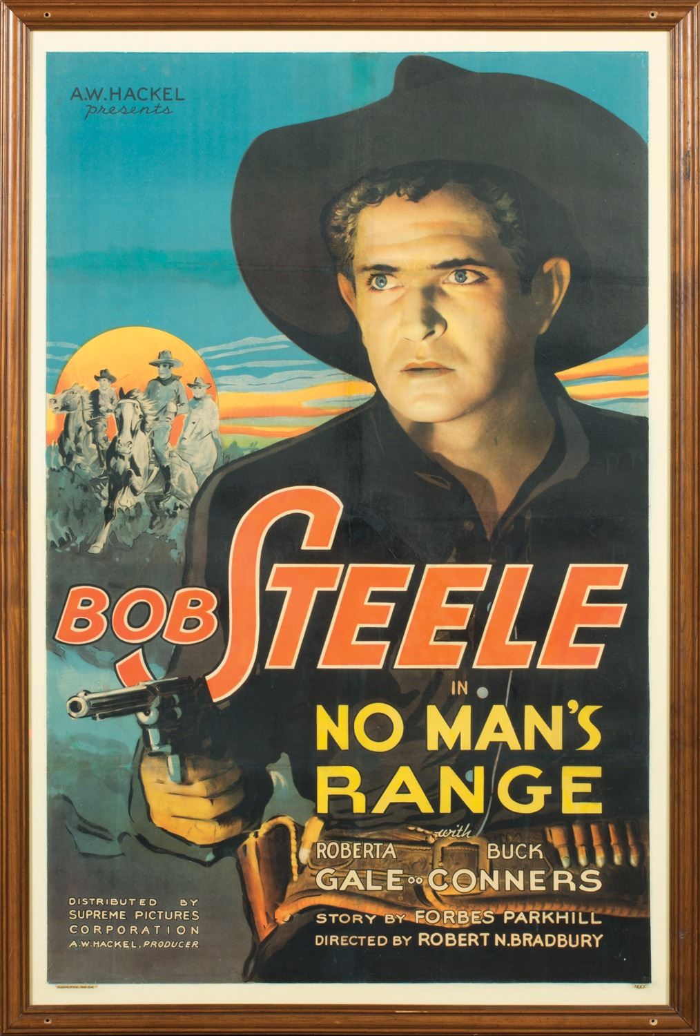 Bob Steele Original Lithograph Movie Poster