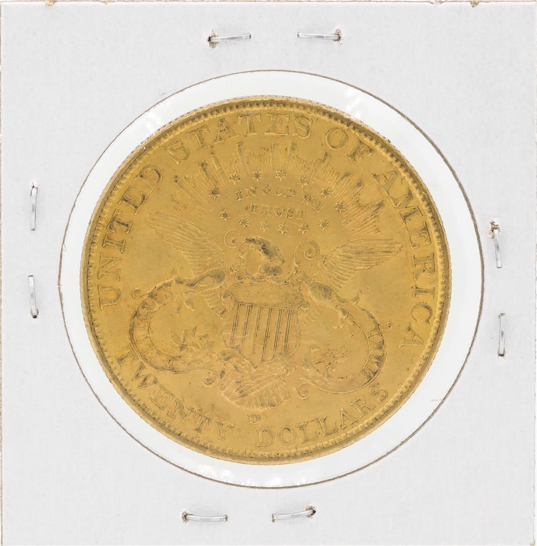 1906-D $20 Liberty Head Double Eagle Gold Coin