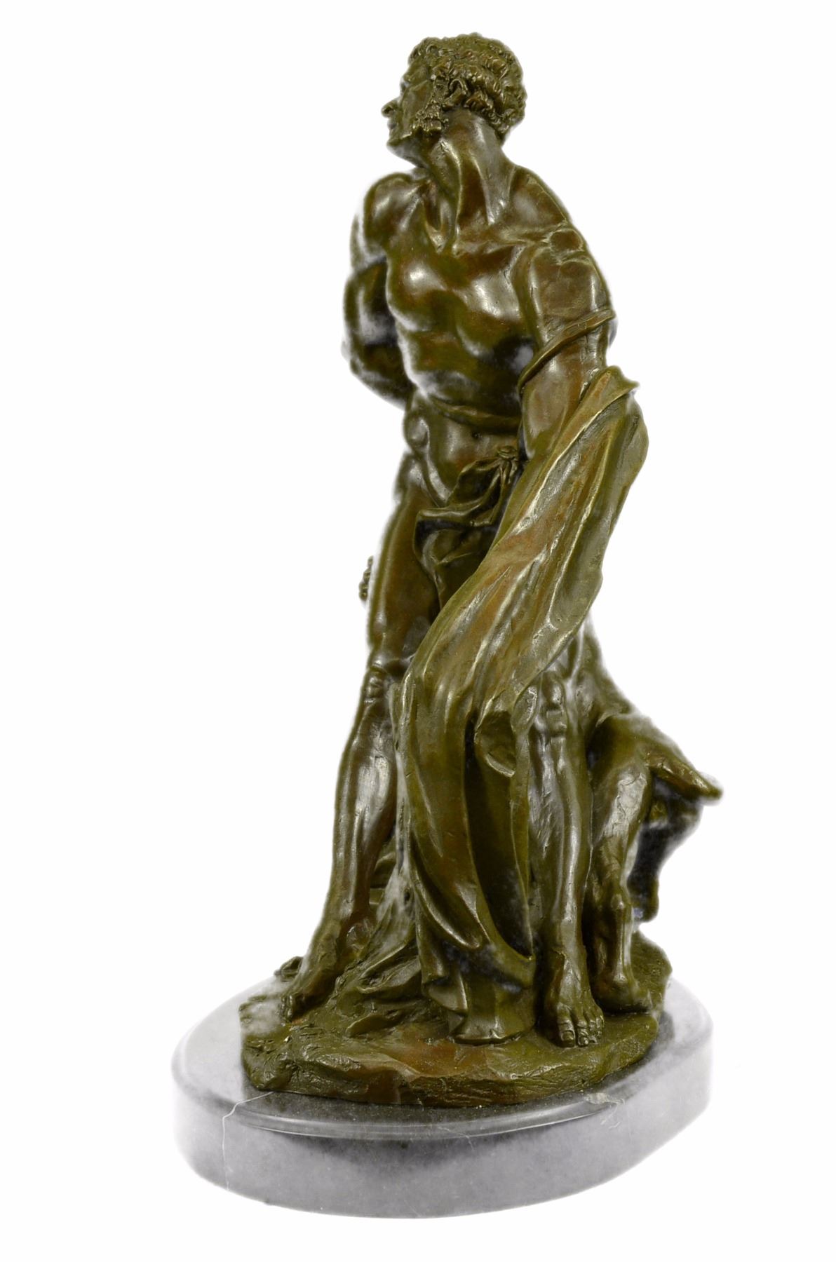 Milo of Croton Bronze Statue Puget Greek Wrestler