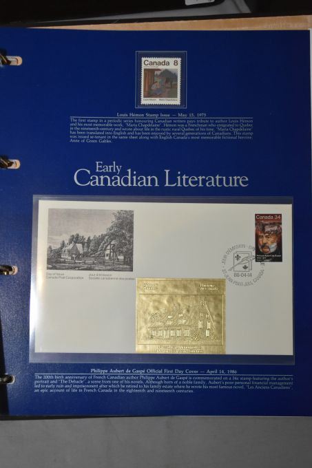 Three collector's albums "The Story of Canada" including first day ...