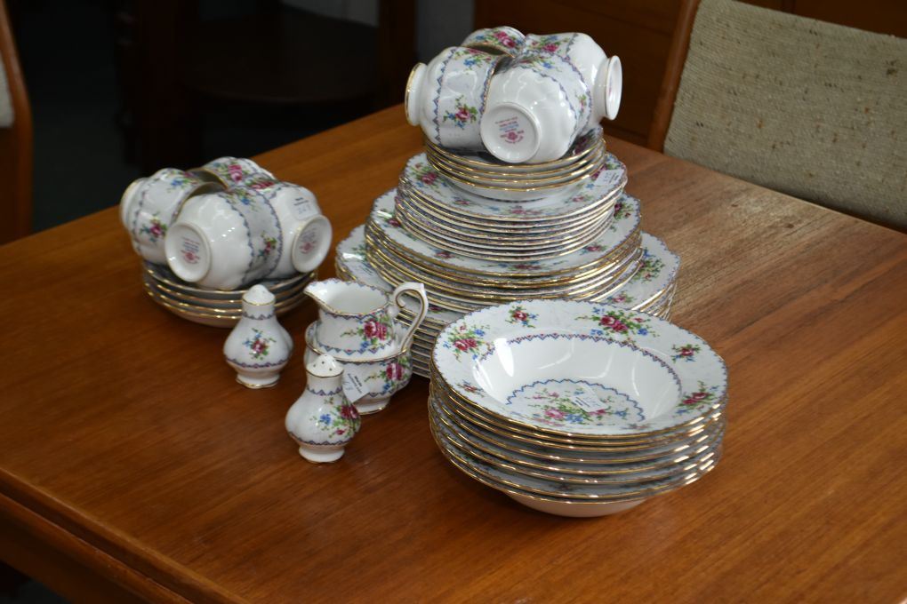 Selection of Royal Albert Petit Point china including servings for ...