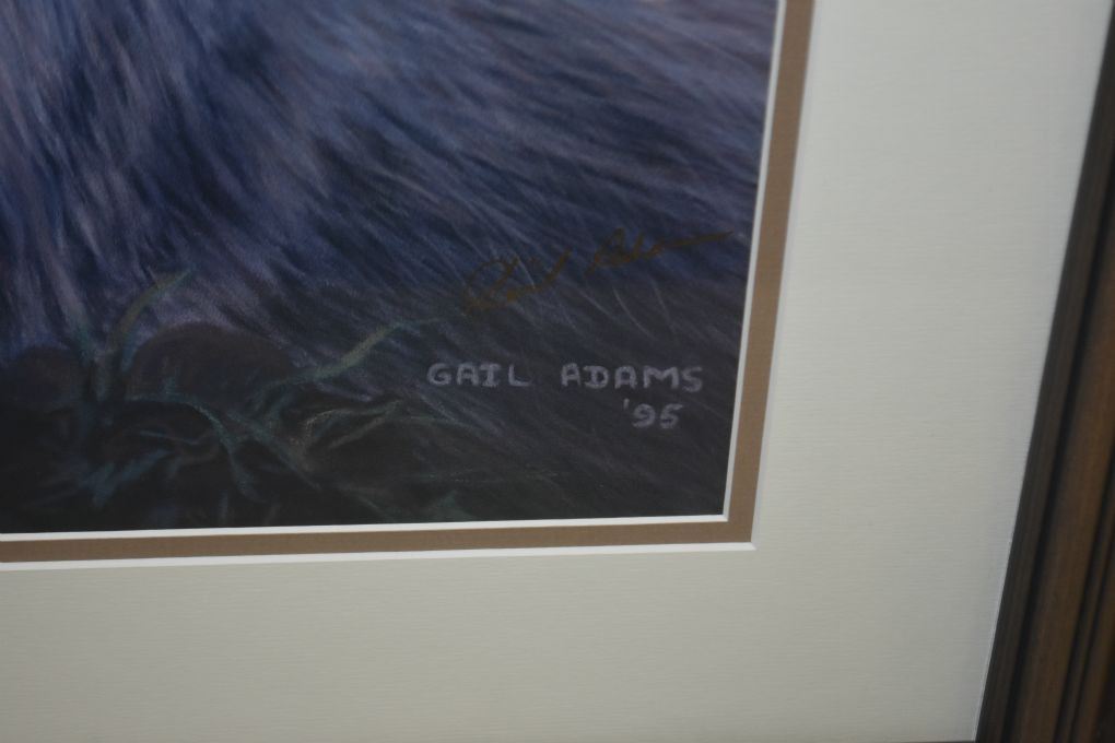 Framed limited edition print "Spring Break" pen signed by artist Gail ...