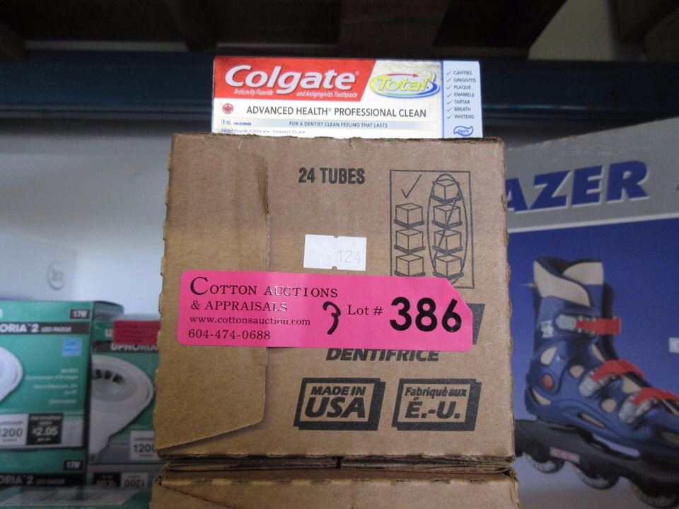 3 Cases of Colgate Travel Sized Toothpaste