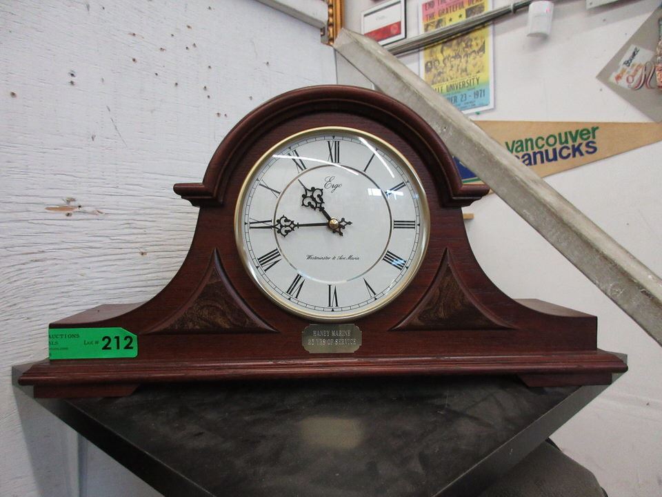 Wood "Ergo" Mantle Clock