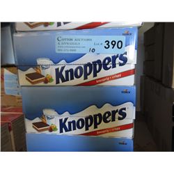 10 Boxes of Knoppers Chocolate Wafer Snacks