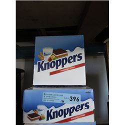 10 Boxes of Knoppers Chocolate Wafer Snacks