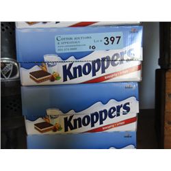 10 Boxes of Knoppers Chocolate Wafer Snacks