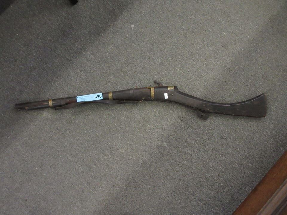 RARE Original 17th Century Arab Matchlock Rifle