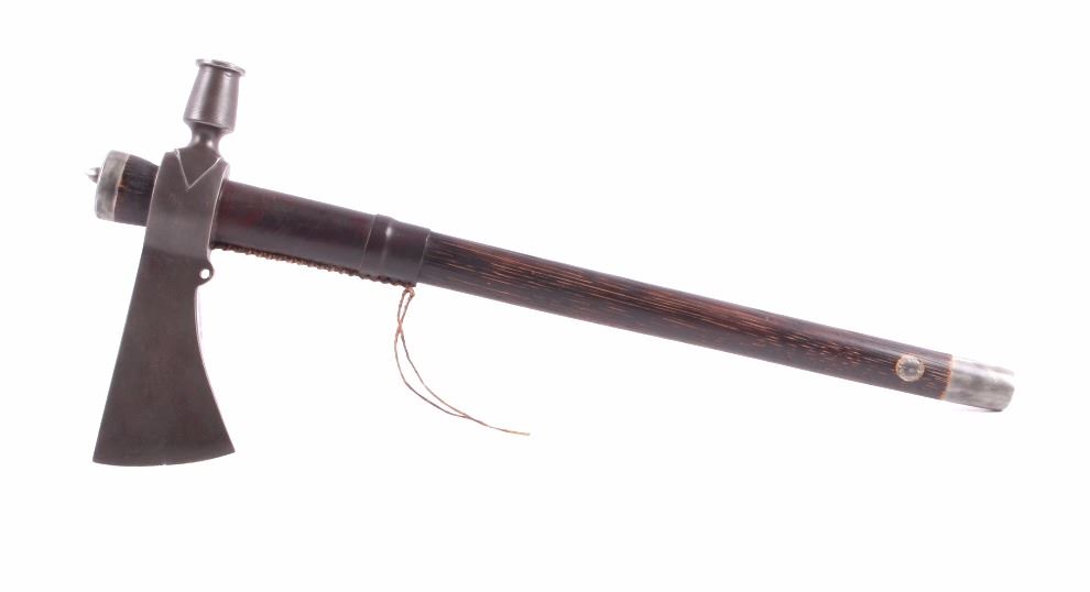 Plains Indian Blacksmith Forged Pipe Tomahawk