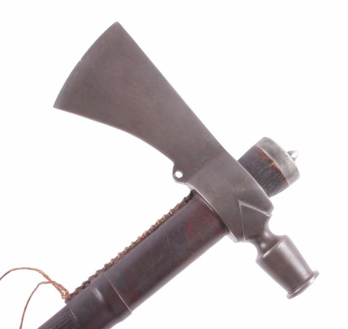 Plains Indian Blacksmith Forged Pipe Tomahawk