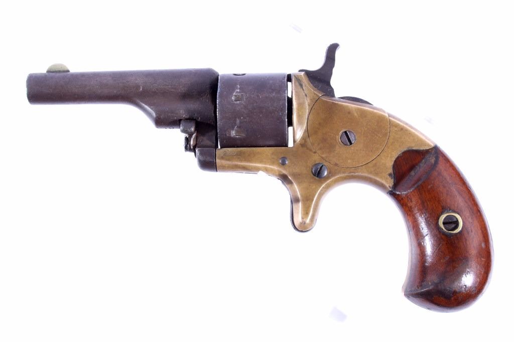 Colt Open Top Pocket Model .22 Revolver c. 1874
