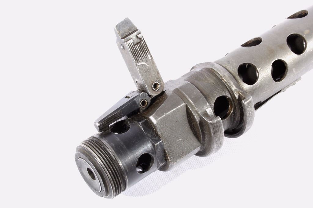 WWII Nazi MG 34 Barrel, Shroud, and Feed Cover