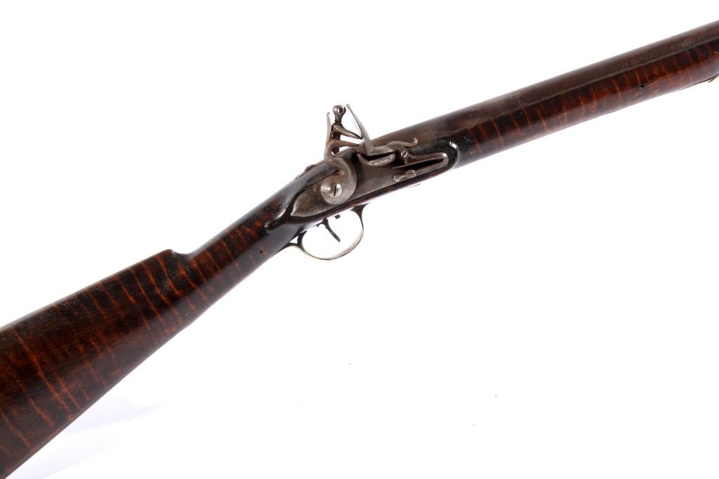 Early American Curly Maple Flintlock c. 1790-1815