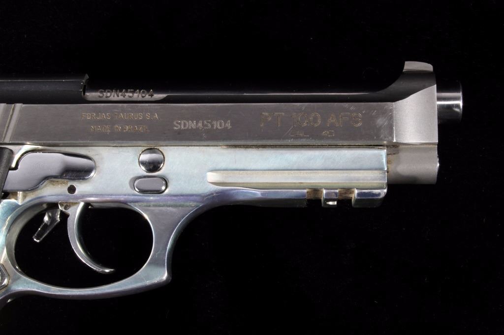 Taurus PT100AFS 40 Cal Stainless Semi- Auto Pistol