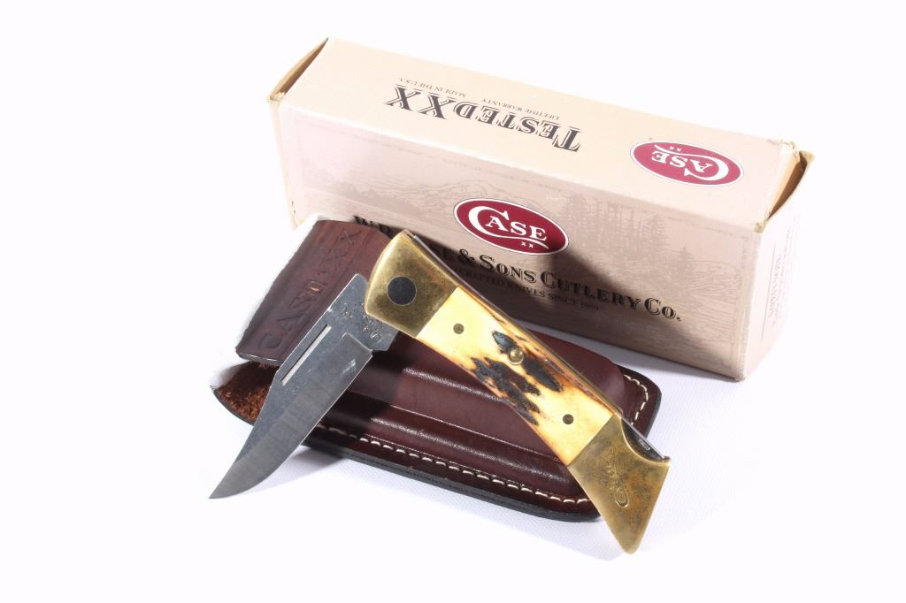 Case XX 4 Blade Changer Folding Stag Handle Knife