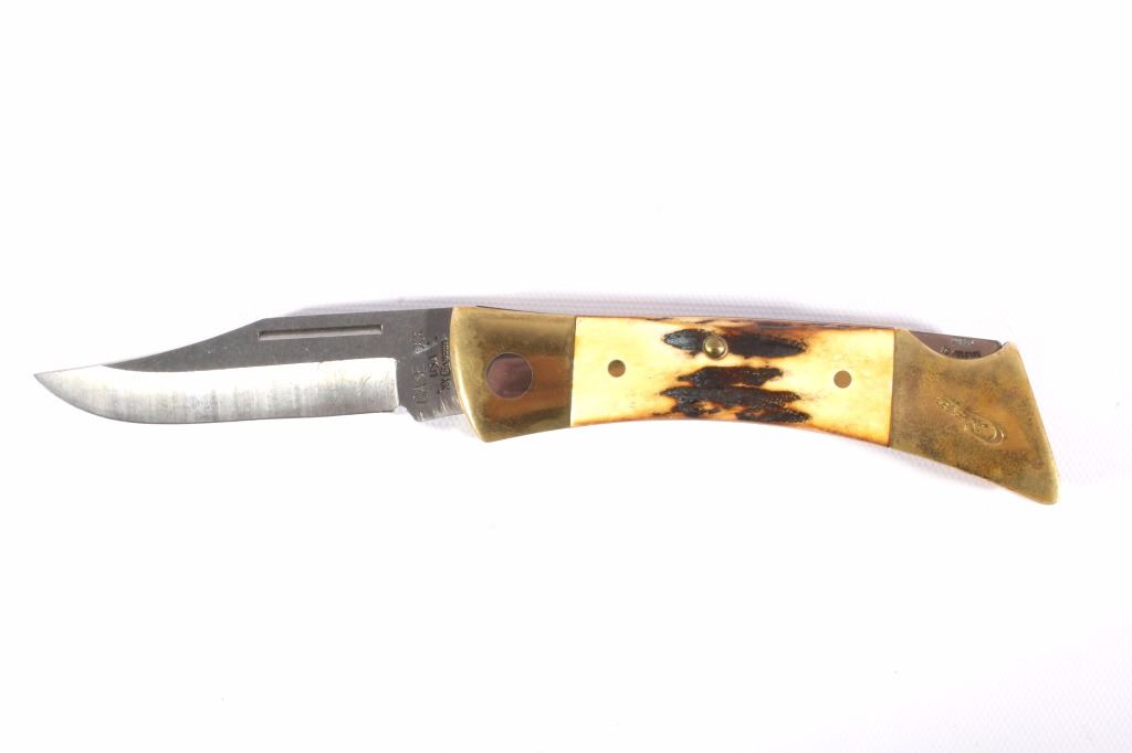 Case XX 4 Blade Changer Folding Stag Handle Knife