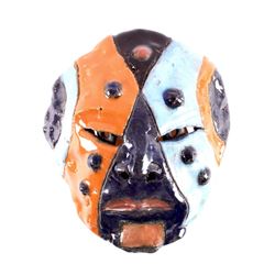 Original Native American Pottery Mask La Fontaine