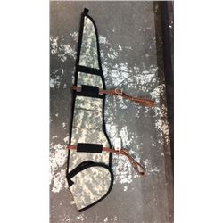 Cordura bolt action scabbard with scope