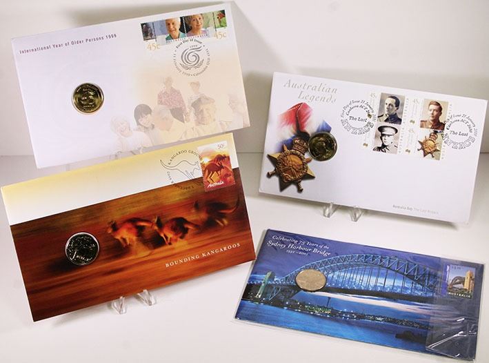 Philatelic Numismatic Covers, One Dollar, 1999-2012