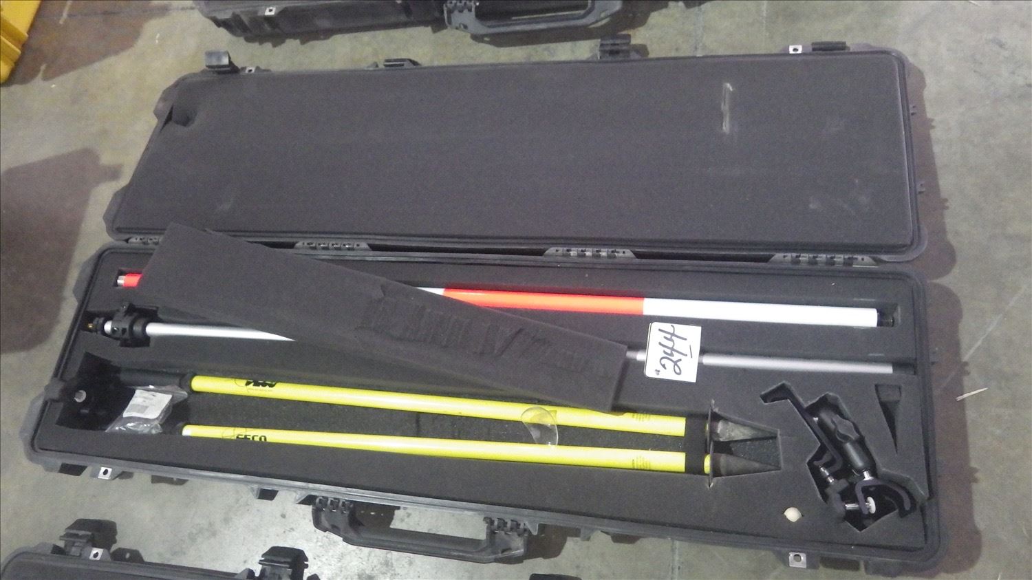 Trimble surveying equipment in Pelican Case