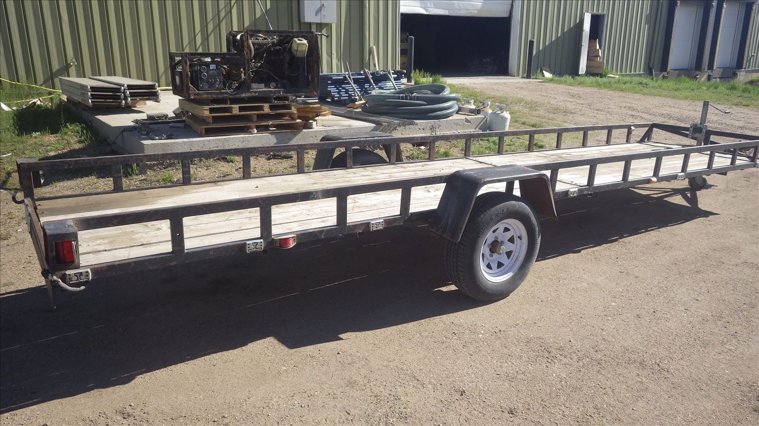 Custom utility trailer 20'L x 52" wide. Haul anything long or short ...