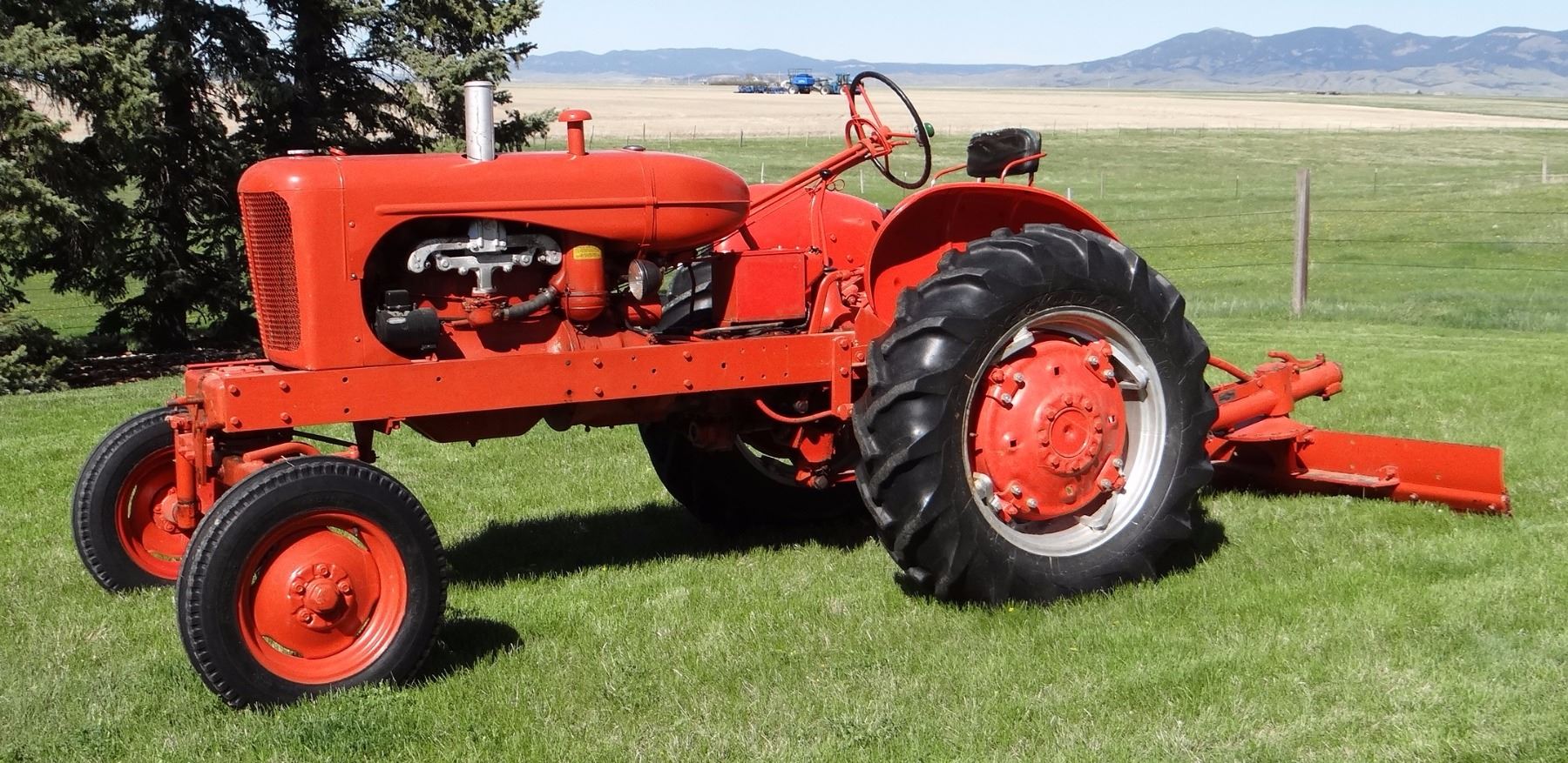 Allis-Chalmers WD45 gas tractor, wide front, 3 pt., pto, 35 hp, belt ...
