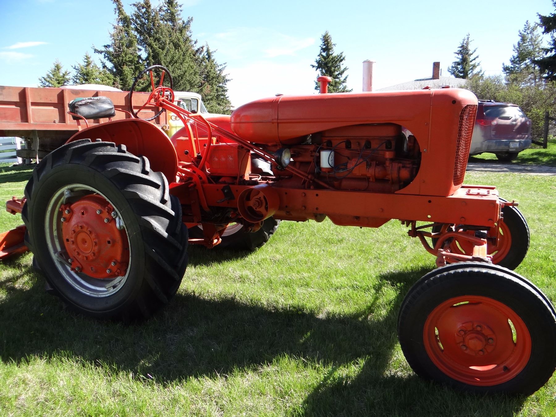 Allis-Chalmers WD45 gas tractor, wide front, 3 pt., pto, 35 hp, belt ...