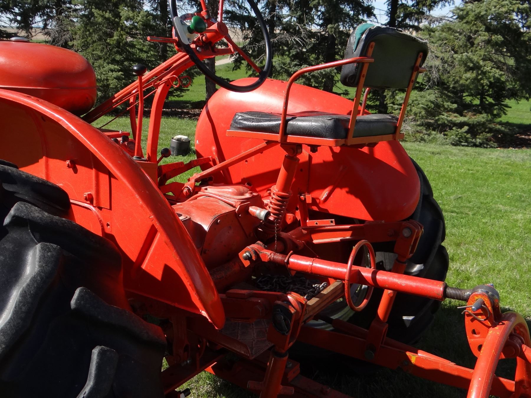 Allis-Chalmers WD45 gas tractor, wide front, 3 pt., pto, 35 hp, belt ...