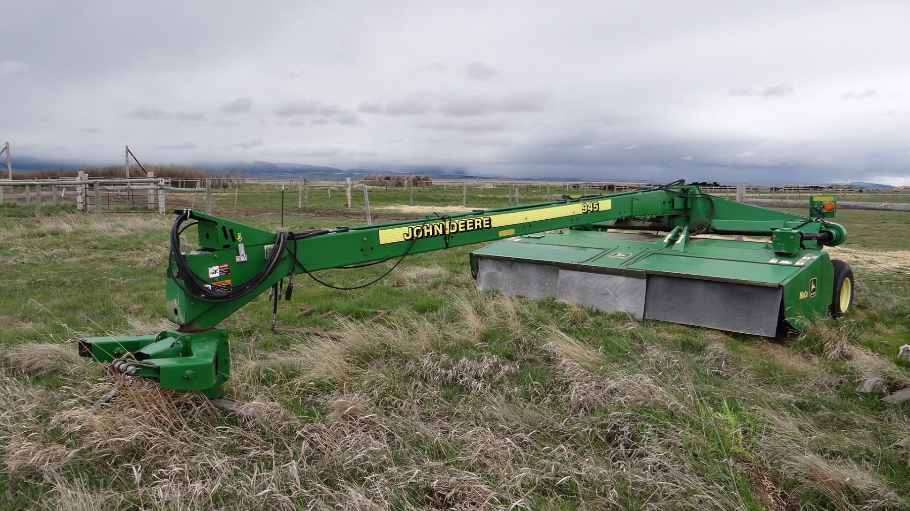 JD 945 MoCo rotary mower, 13', pull-type, 1000 pto, 2 pt. swivel hitch ...