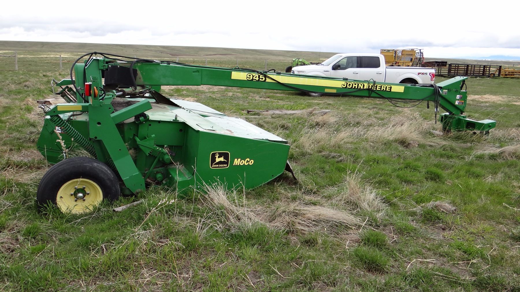 JD 945 MoCo rotary mower, 13', pull-type, 1000 pto, 2 pt. swivel hitch ...