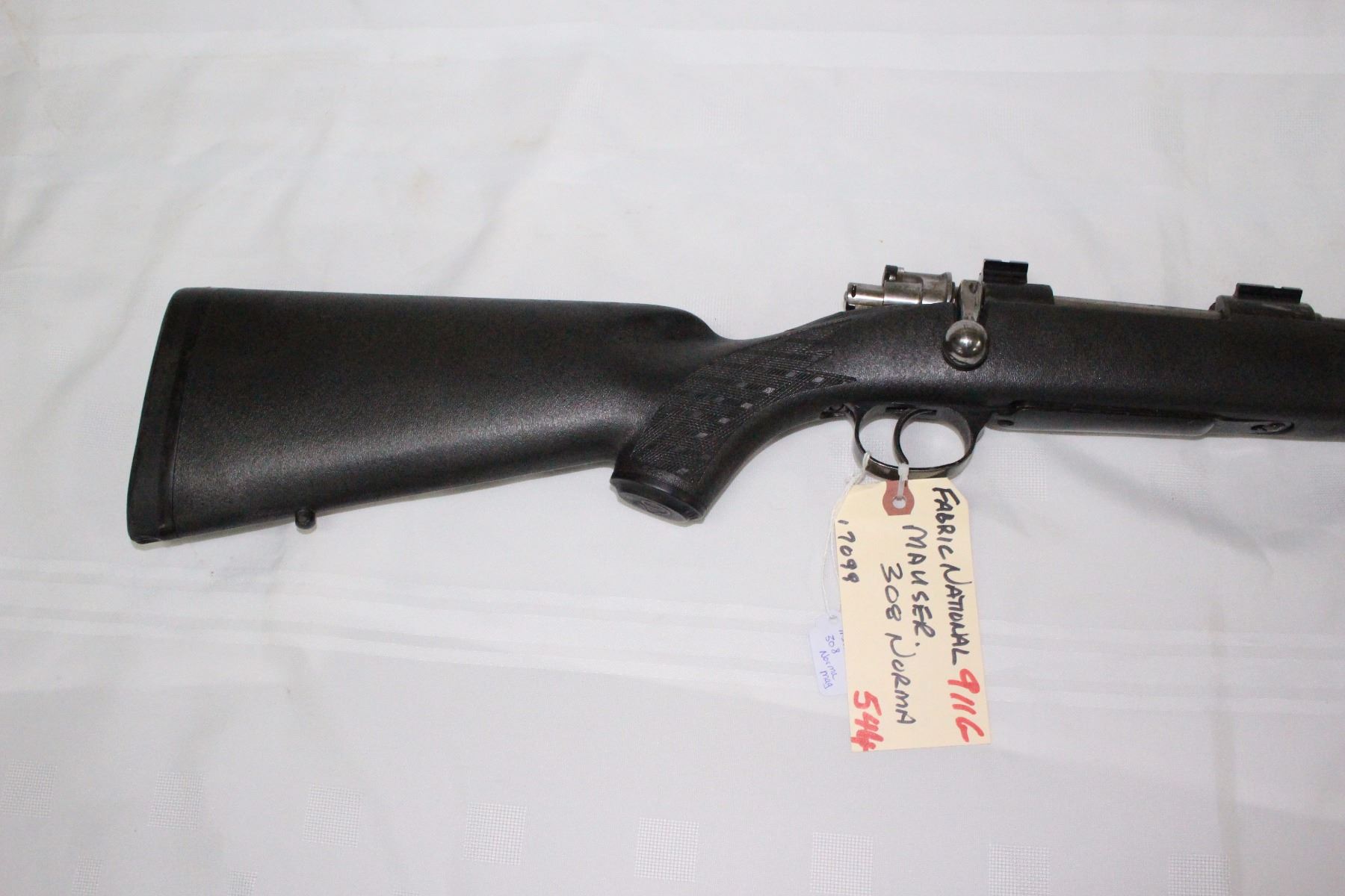 Fabrique National; Mauser; 308 Norma Mag.; S/N 17099