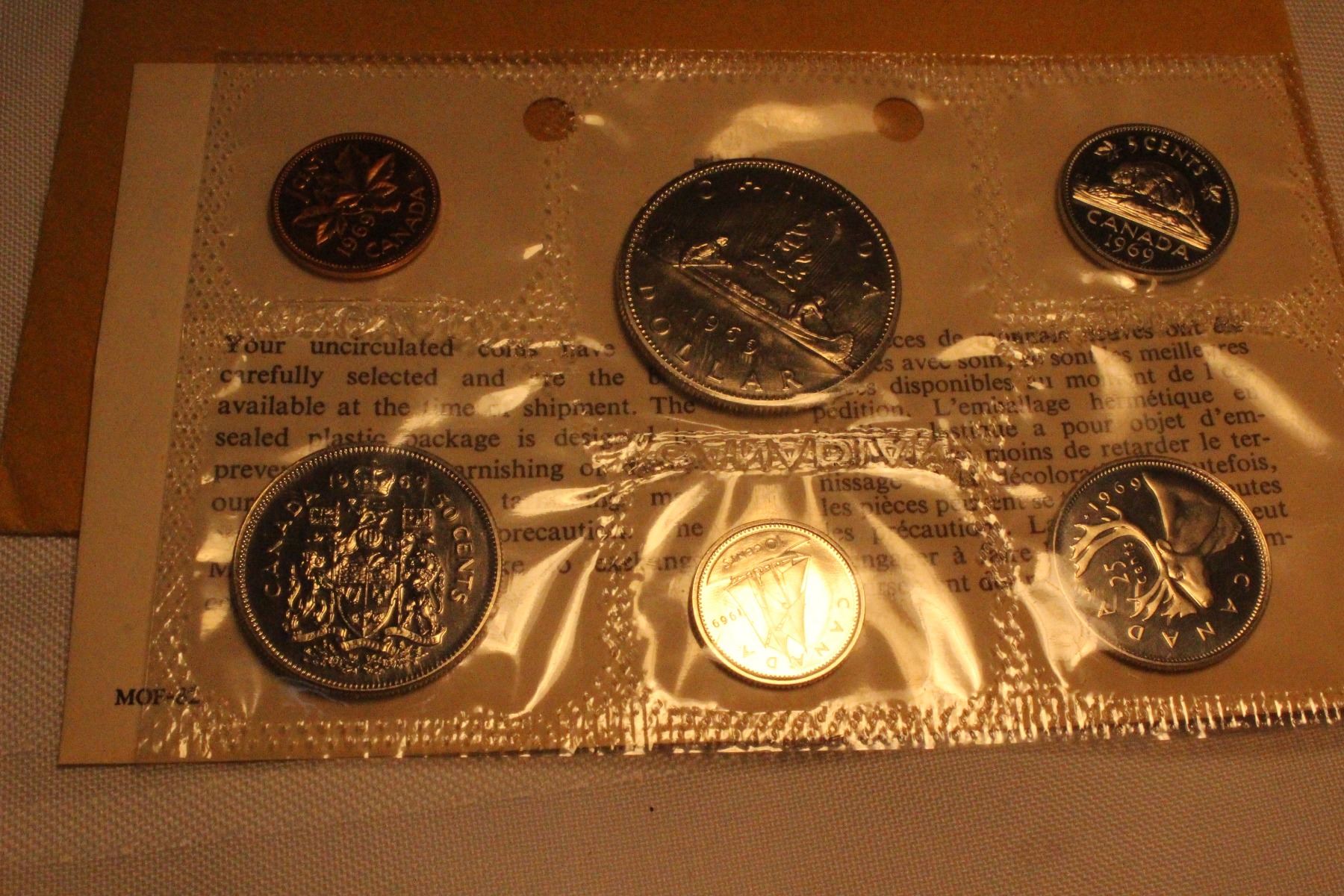 1969 Mint Set Cdn. Coins