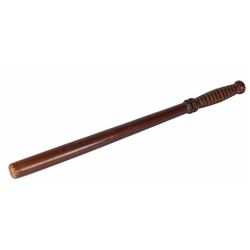 Sheriff 'Smoot' Schmid's Wooden Nightstick