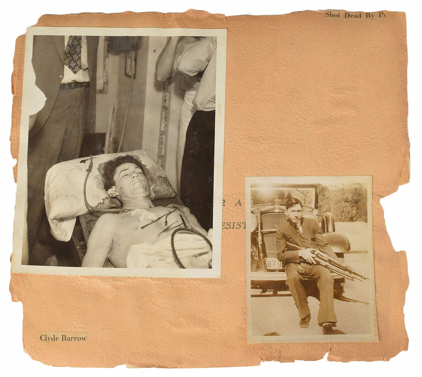 Smoot Schmid's Personal 'Bonnie & Clyde' Scrapbook