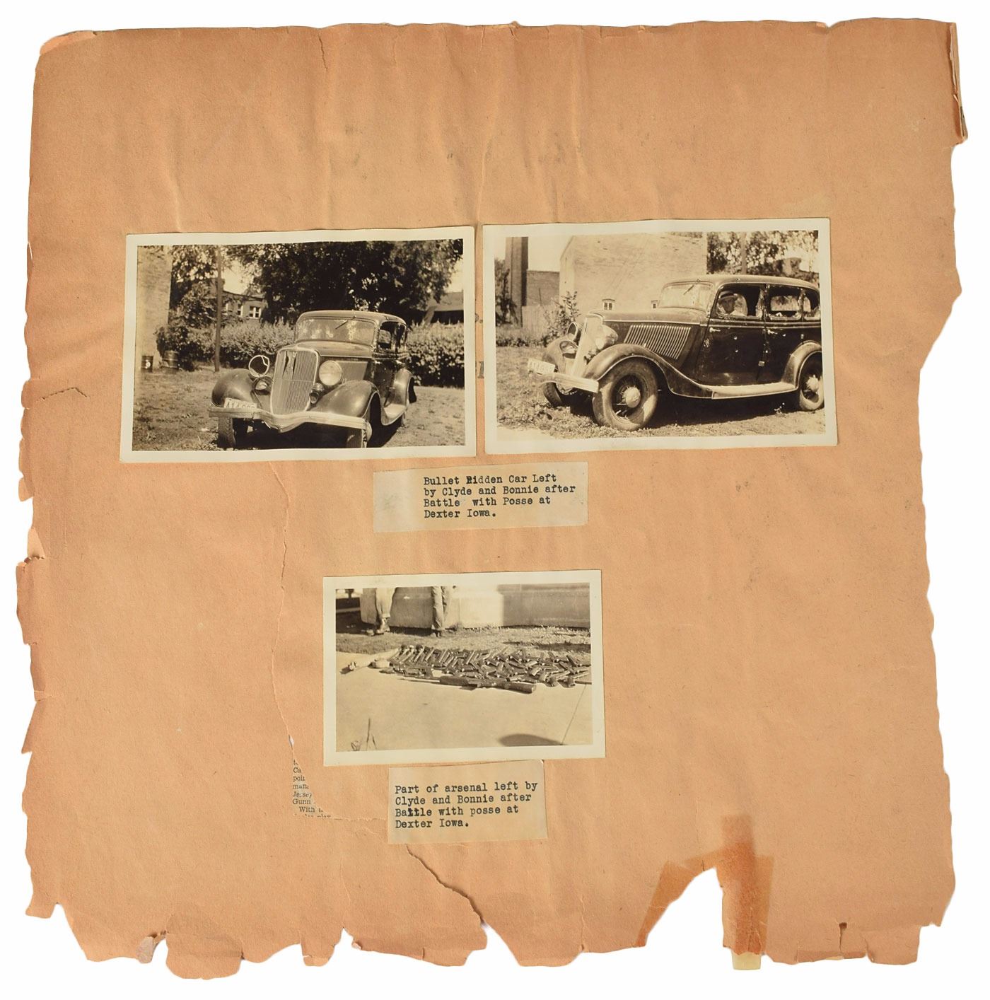 Smoot Schmid's Personal 'Bonnie & Clyde' Scrapbook