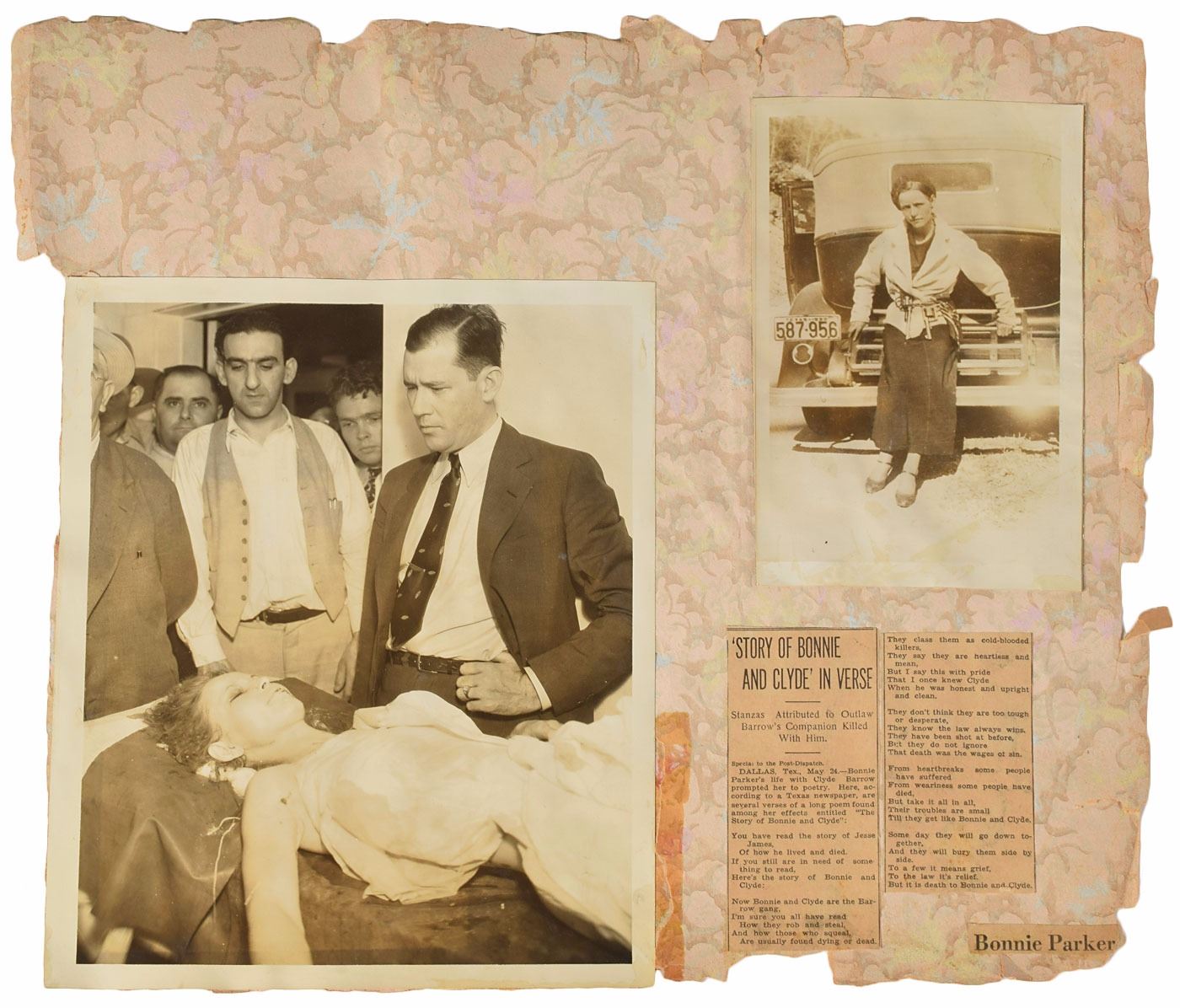 Smoot Schmid's Personal 'Bonnie & Clyde' Scrapbook