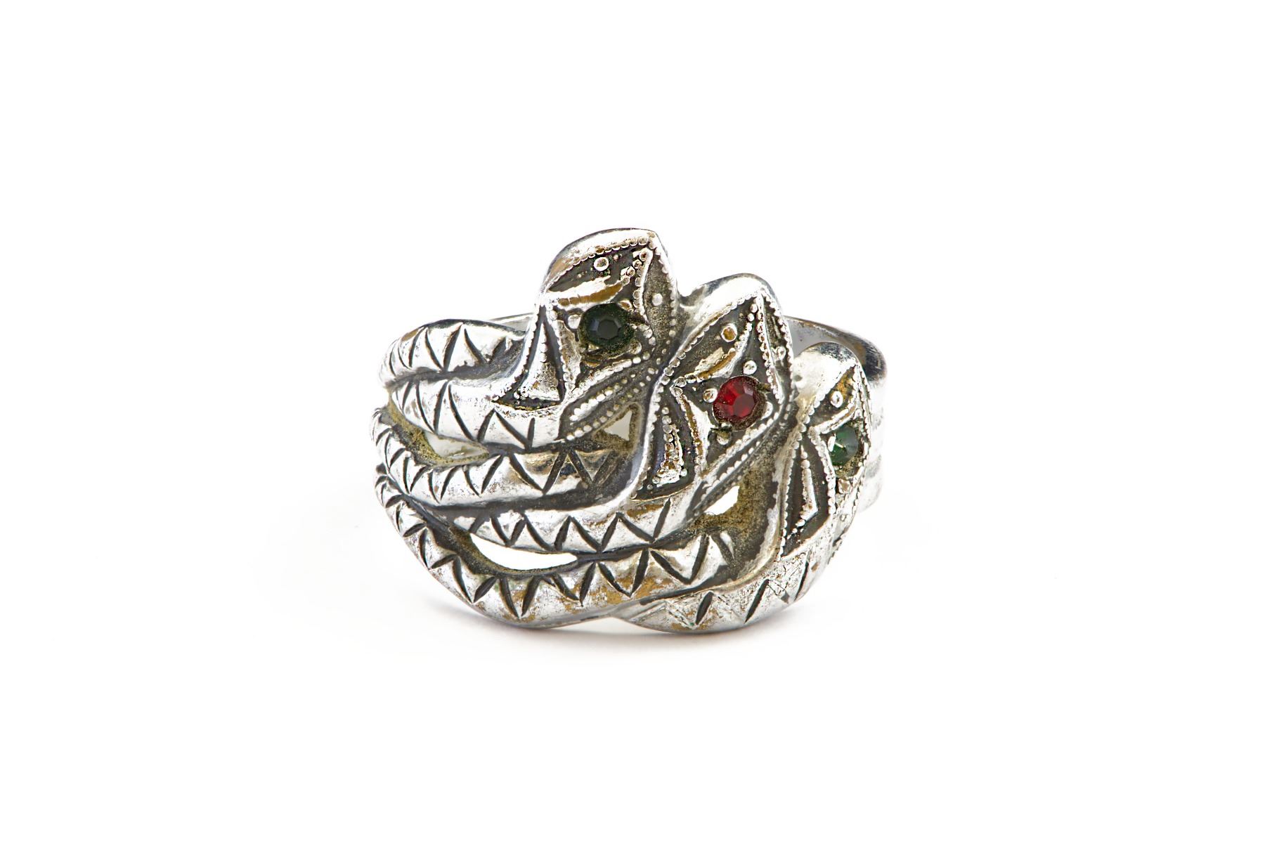 Bonnie Parker's Three-Headed Snake Ring