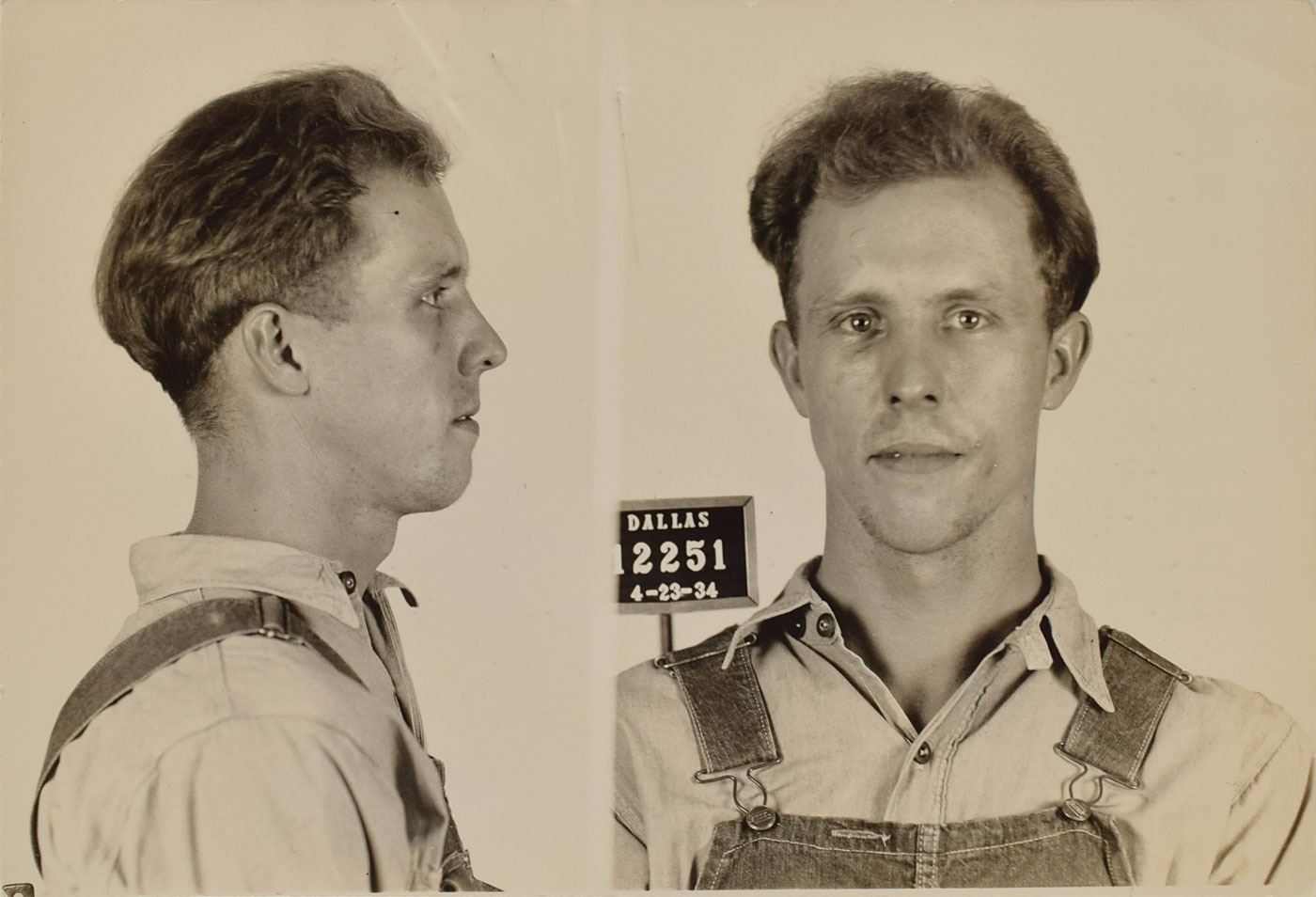 Floyd Hamilton Original Vintage Mug Shot Photograph